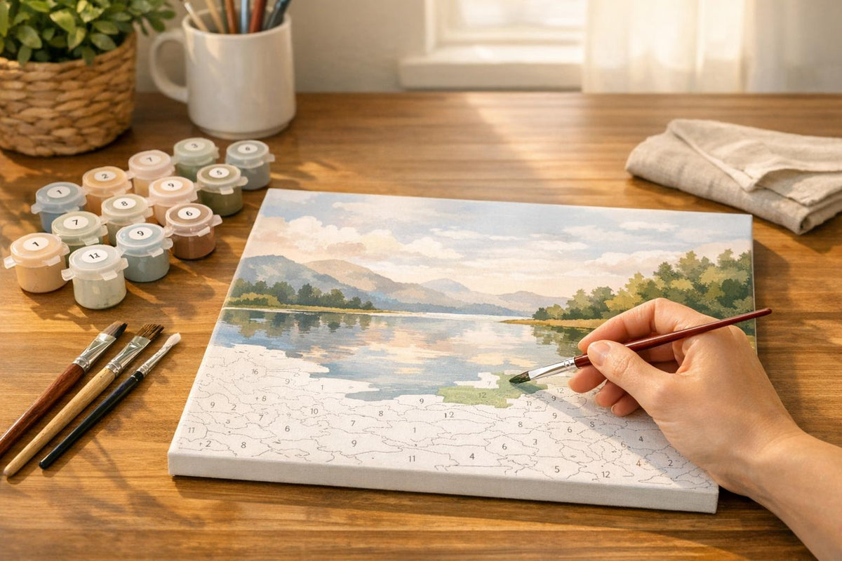 Why Paint by Numbers Helps Reduce Daily Stress
