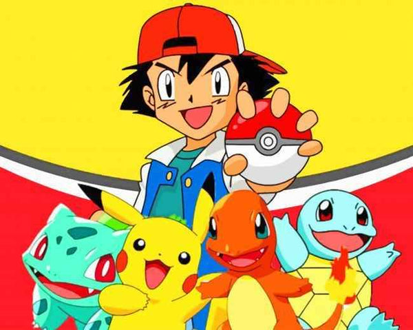 paint by numbers kit Ash ketchum pokemon