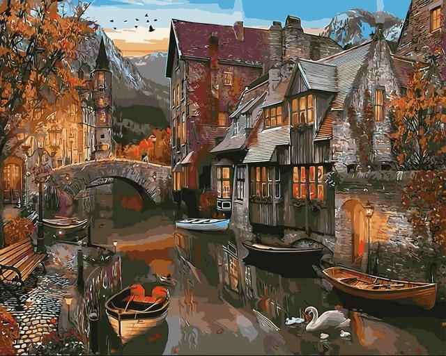 paint by numbers kit Fantasy 09