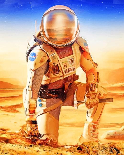 paint by numbers kit Nasa Astronauts |– Premium Paint by numbers online