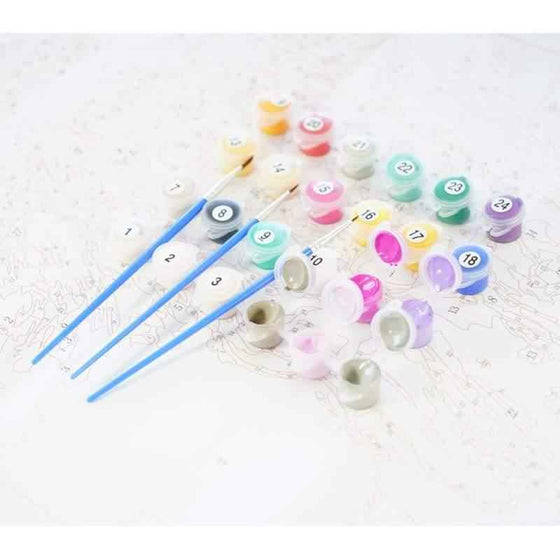 paint by numbers kit The Salvador Dali